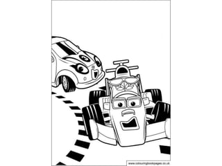 Roary the racing car Colouring Pages and Kids Colouring Activities | PPT