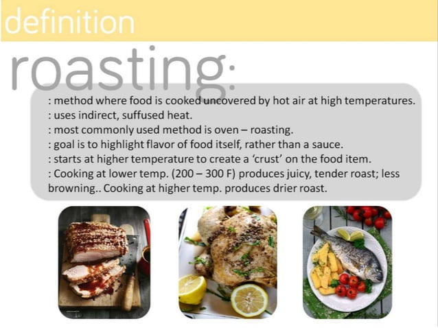 Methods of Cooking - Roasting | PPT