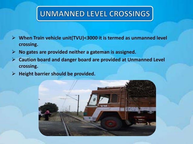 CONVERSION OF LEVEL CROSSING INTO ROAD OVER/UNDER BRIDGES | PPT