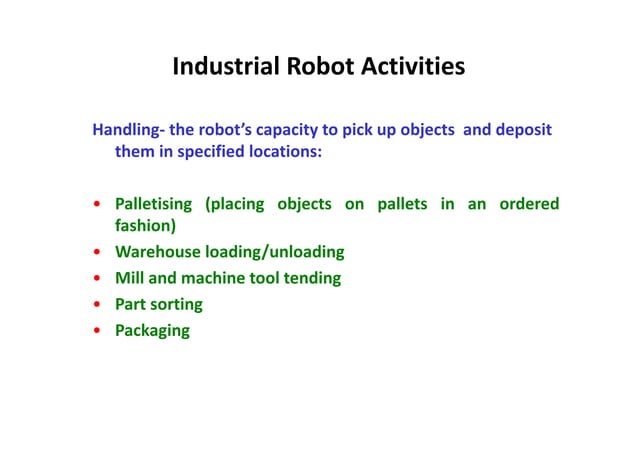 Robotics 4M Topic slides about types of robots | PPT