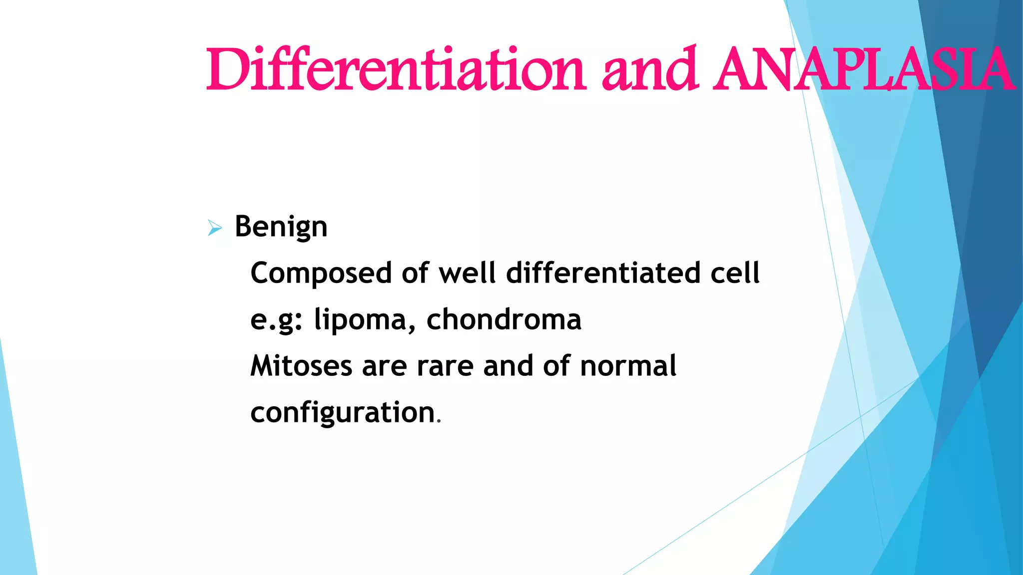 DIFFERENCE BETWEEN BENIGN AND MALIGNANT NEOPLASM (CANCER) | PPTX