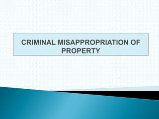 Robbery IPC S390 | PPTX