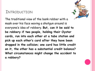 Robbery | PPTX