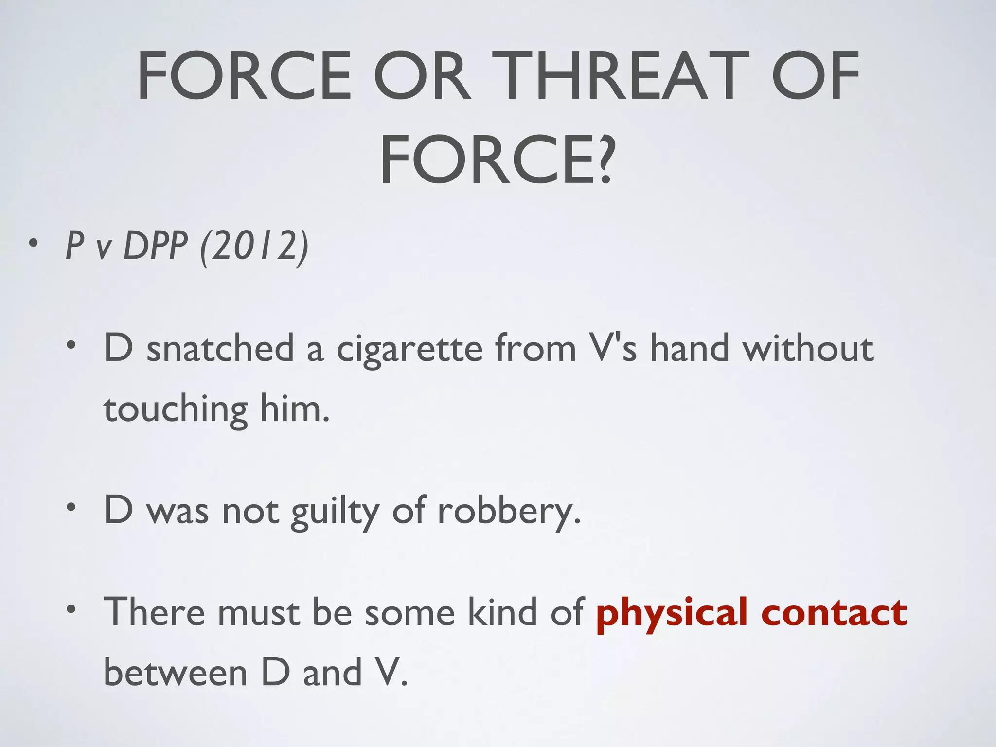 Robbery | PPT