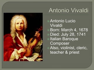 Antonio Vivaldi | PPTX