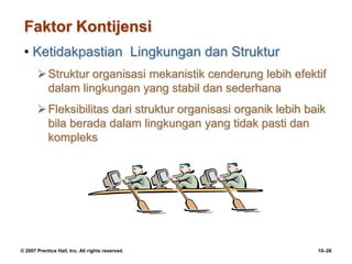 Robbins 9 _ Desain dan Struktur Organisasi | PPSX