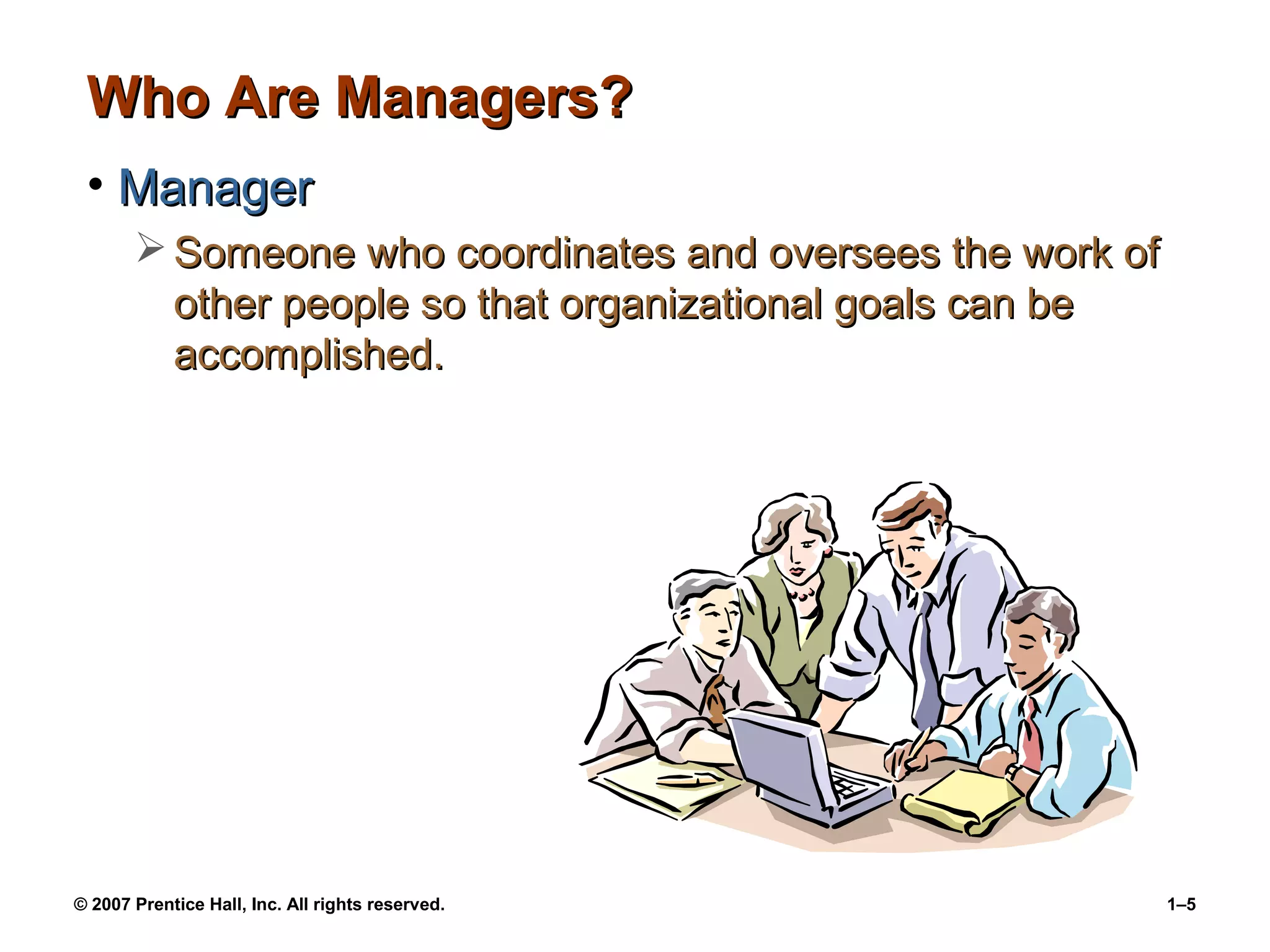 Principle of Management - Chapter # 1 | PPT