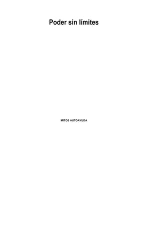 Robbins anthony el poder sin limites | PDF