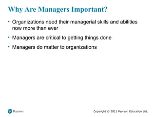 Chapter 1: Managers and You in the Workplace | PPTX