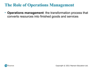Managing Operations ; Management Global Ed | PPTX