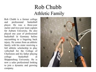 Rob chubb – professional basketball player | PPT