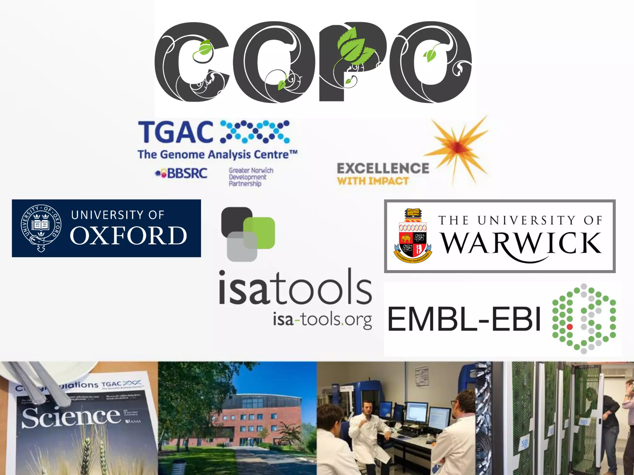 COPO - Collaborative Open Plant Omics, by Rob Davey | PDF