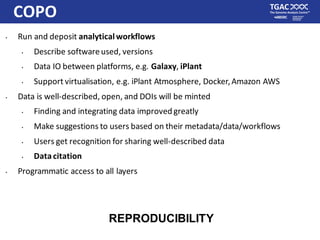 COPO - Collaborative Open Plant Omics, by Rob Davey | PDF | Databases ...