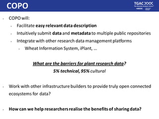 COPO - Collaborative Open Plant Omics, by Rob Davey | PDF | Databases ...