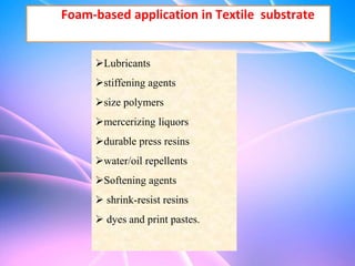 foaming and defoaming agent | PPTX