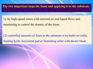 foaming and defoaming agent | PPTX