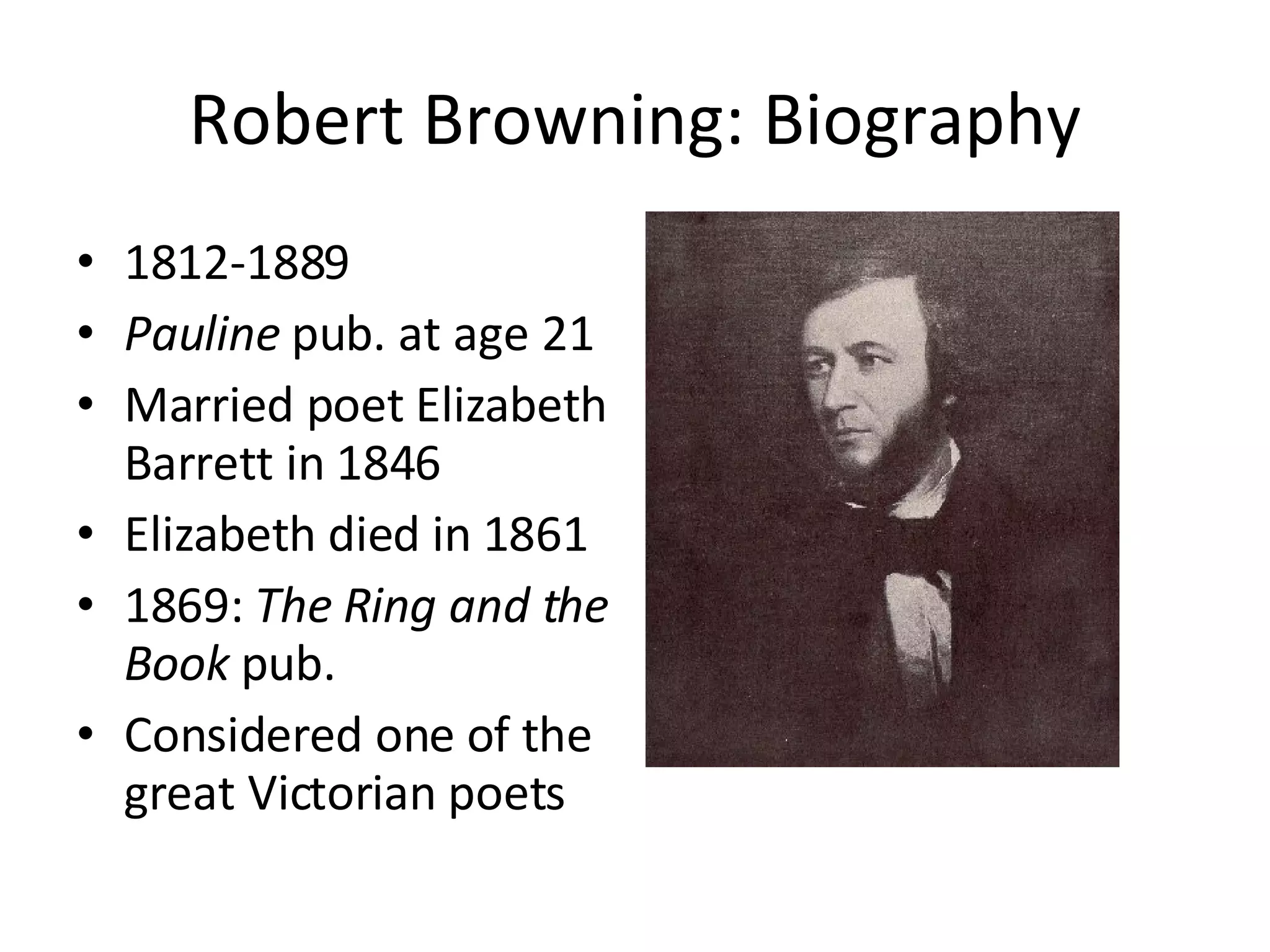 Robert Browning Porphyrias Lover | PPT