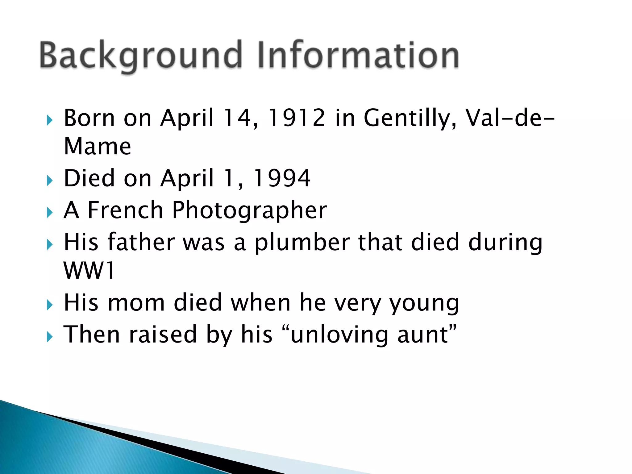 Robert doisneau | PPTX