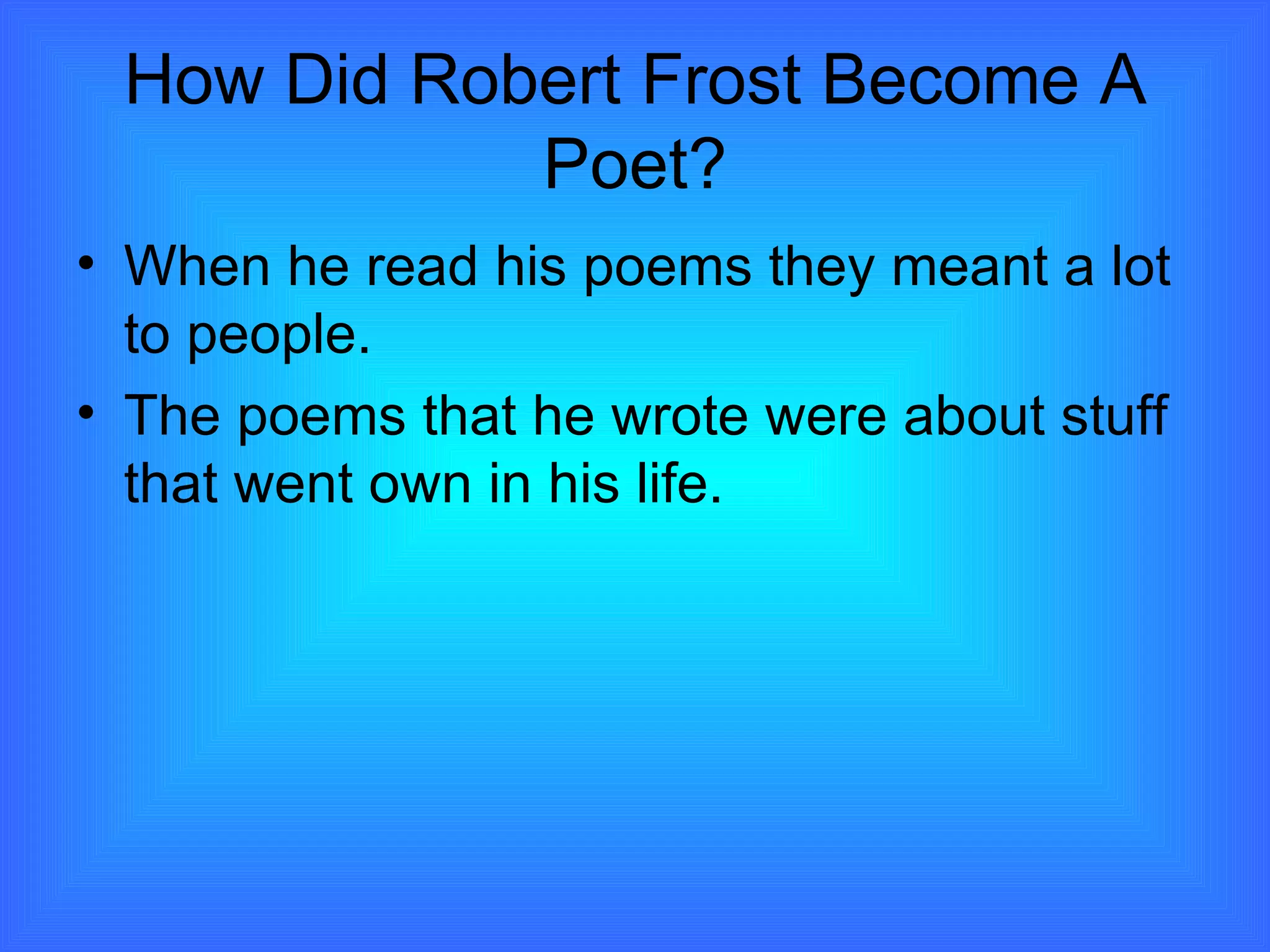Robert Frost | PPT