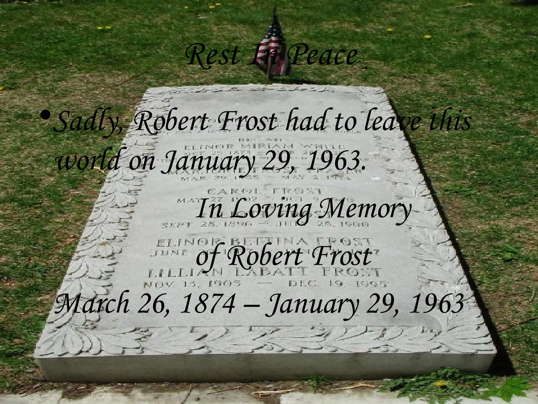 Robert Frost | PPT