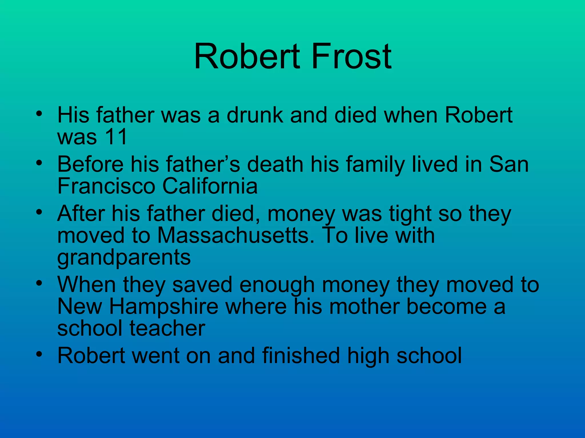 Robert Frost | PPT