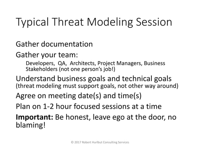 Developing a Threat Modeling Mindset | PPT