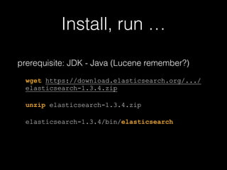 ElasticSearch - index server used as a document database | PDF