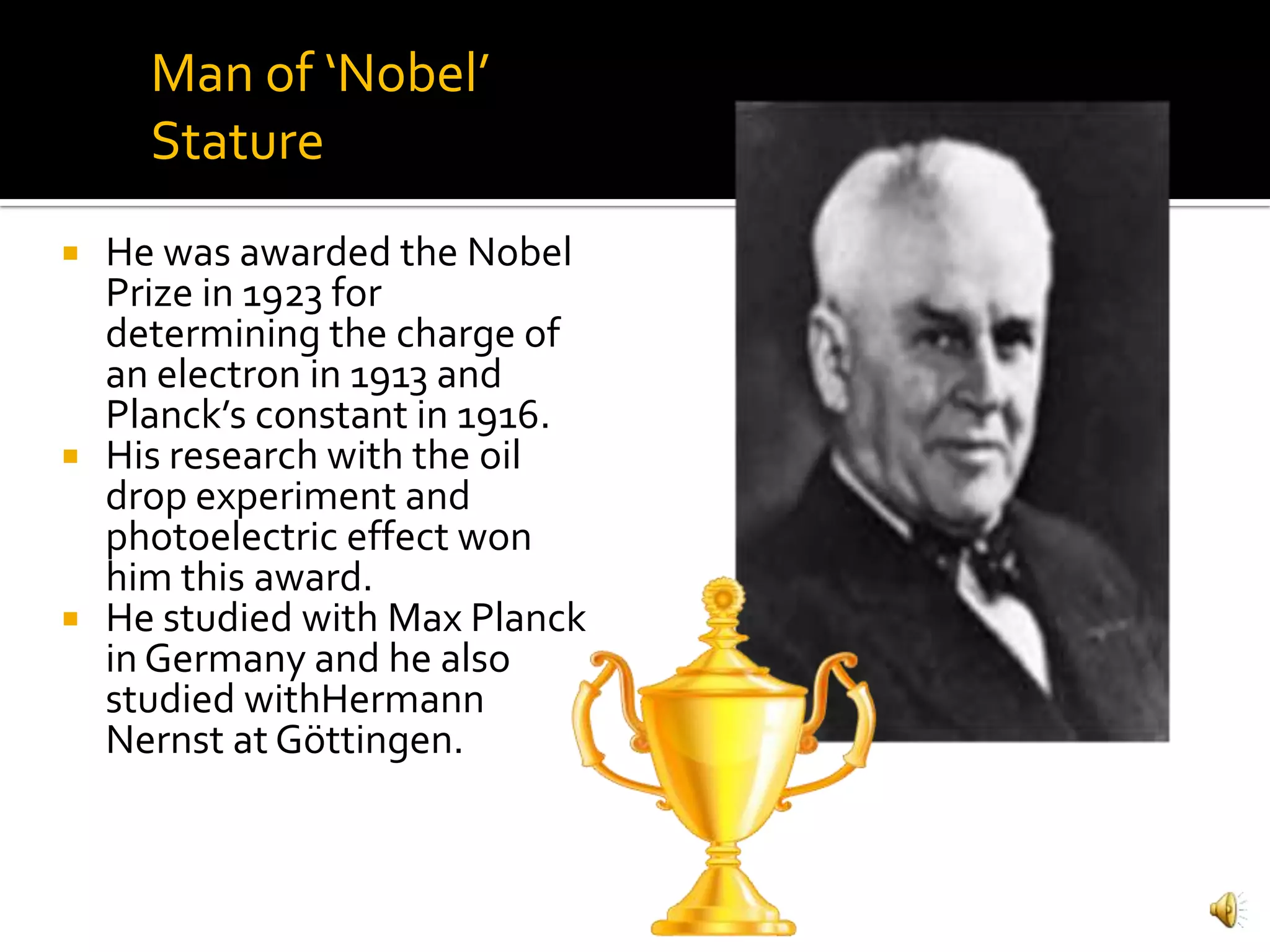 Robert andrews millikan | PPTX