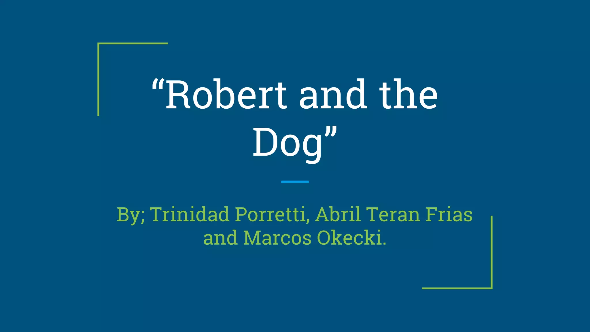 "Robert and the Dog" by Ken Saro-Wiwa. Book report\analysis. | PDF