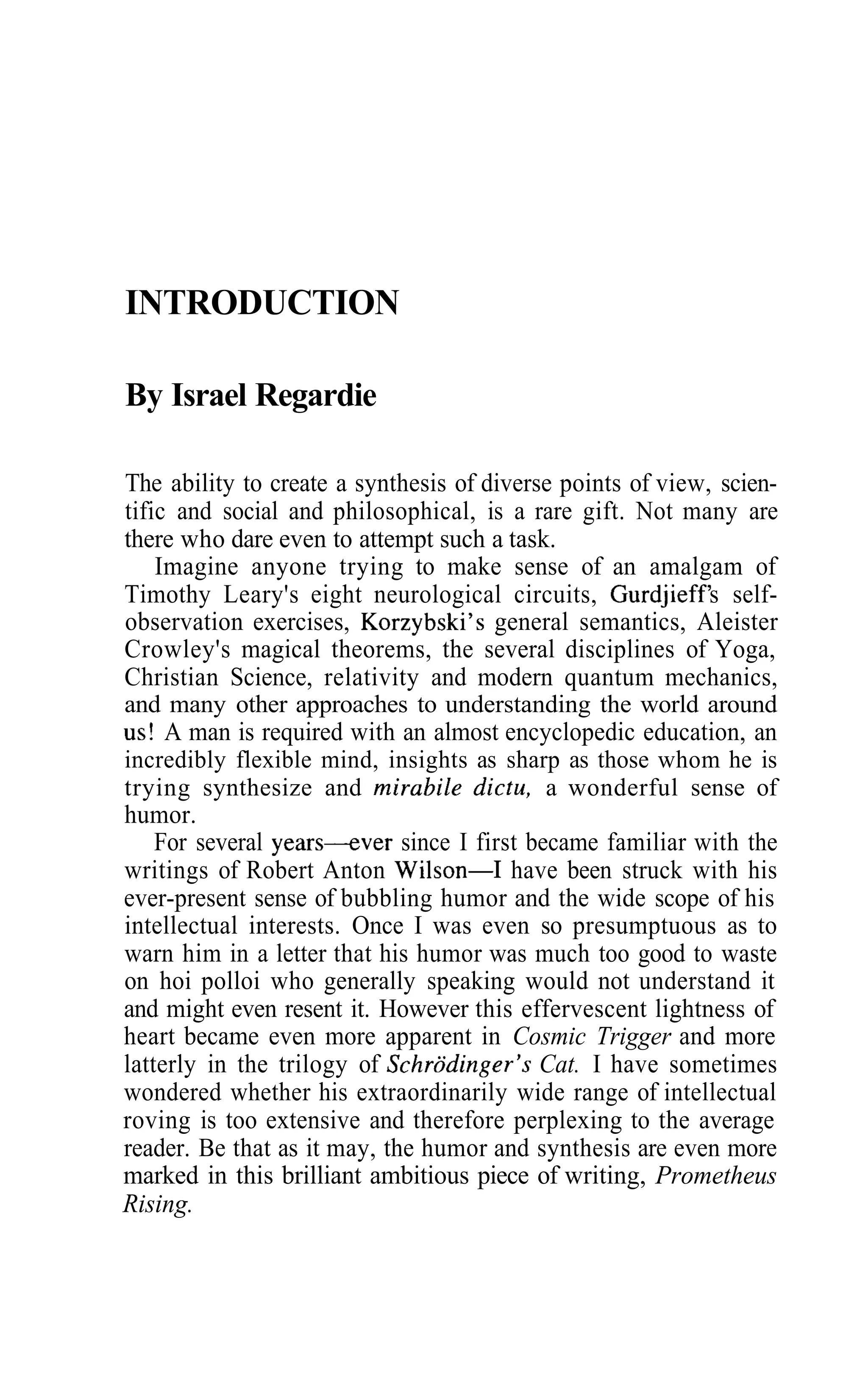 Prometheus Rising | PDF