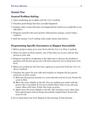 Robert b. stone the silva method | PDF