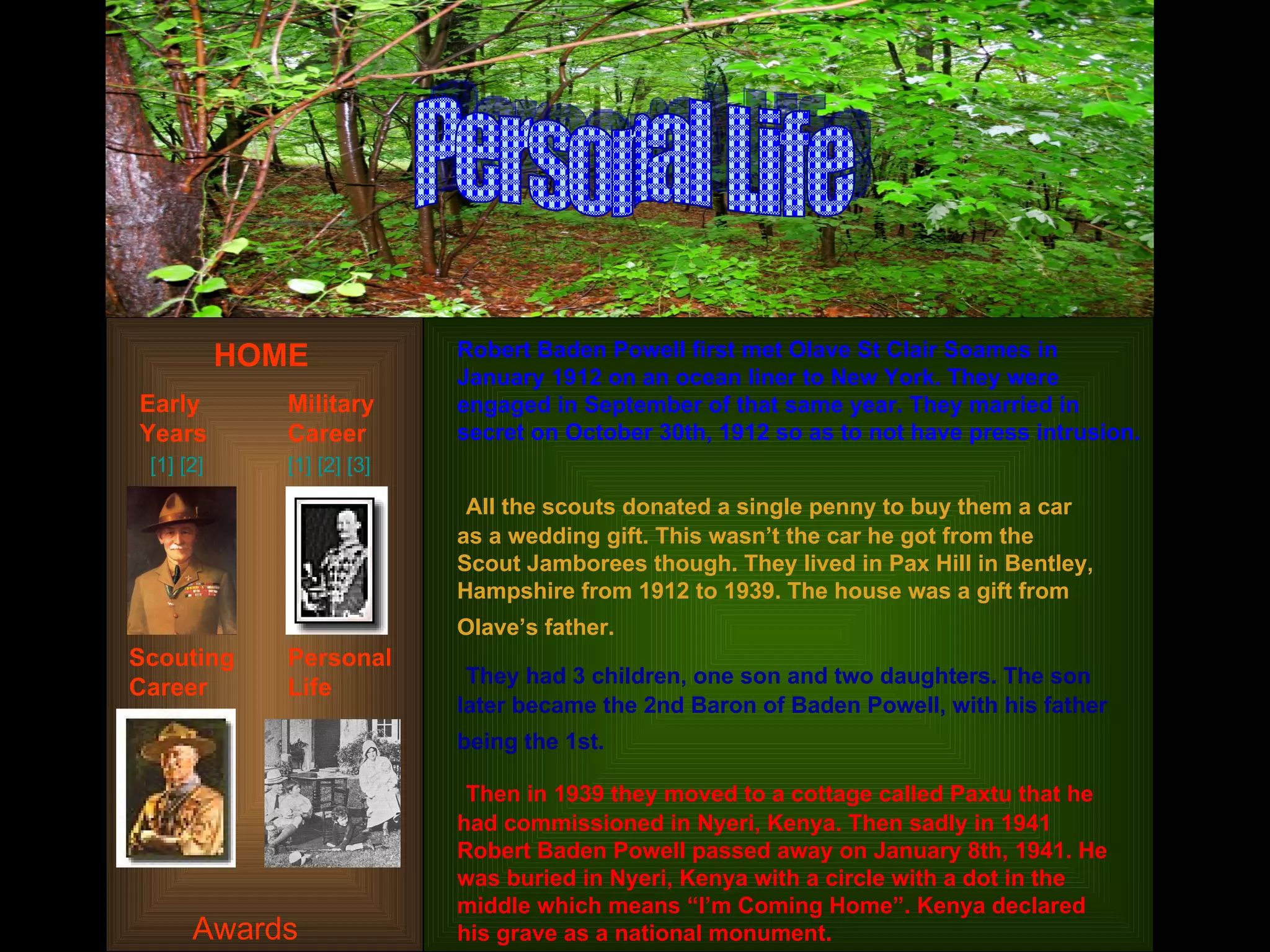 Robert Baden Powell Nhd | PPT