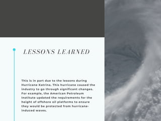 Robert Bensh | How Hurricanes Impact the Oil and Gas Industry | PPT