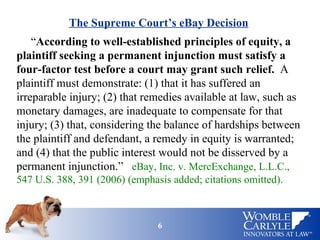 Robert Bosch case (Proving Irreparable Harm) | PPT