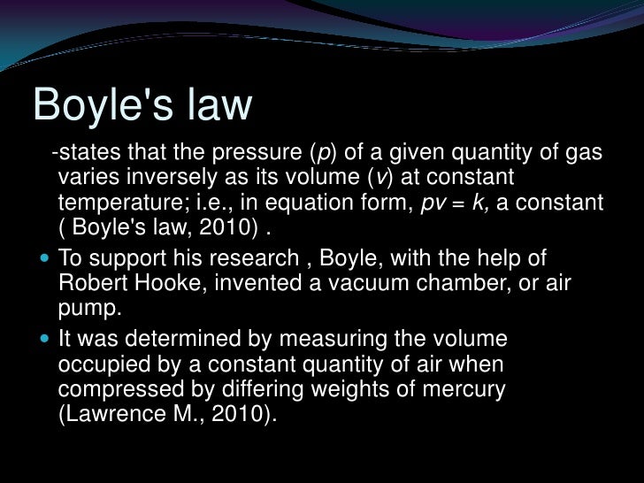 Robert Boyle Inventions