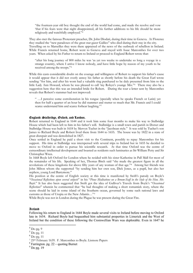 Robert Boyle 1627-1691 | PDF