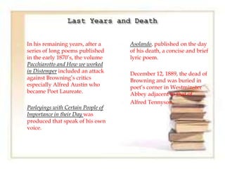 Robert browning | PPT