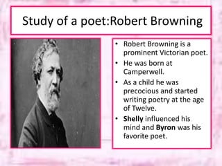 Robert browning | PPTX