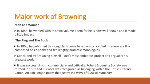 Robert browning ppt | PPTX