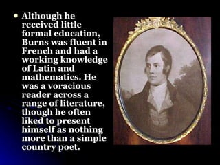 Robert Burns | PPT