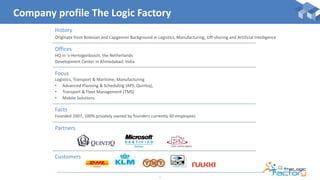 Upcoming Trends in Supply Chain Solutions - Robert de Laat (Logic Factory) | PPTX