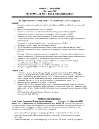 Robert donald resume iam 1 | DOCX