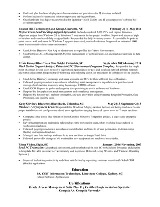 Robert donald resume iam 1 | DOCX