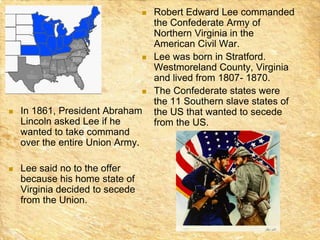 Robert e. lee | PPT