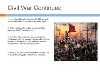 Robert E. Lee Powerpoint Presentation | PDF