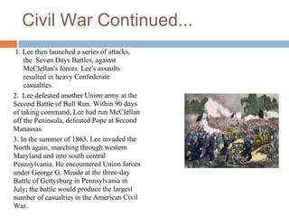 Robert E. Lee Powerpoint Presentation | PDF