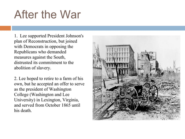 Robert E. Lee Powerpoint Presentation | PDF | Death, Injury, or ...