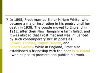Robert frost | PPT