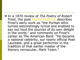 Robert frost | PPT