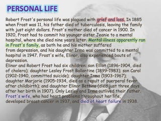 Robert frost--Detailed biography | PPTX